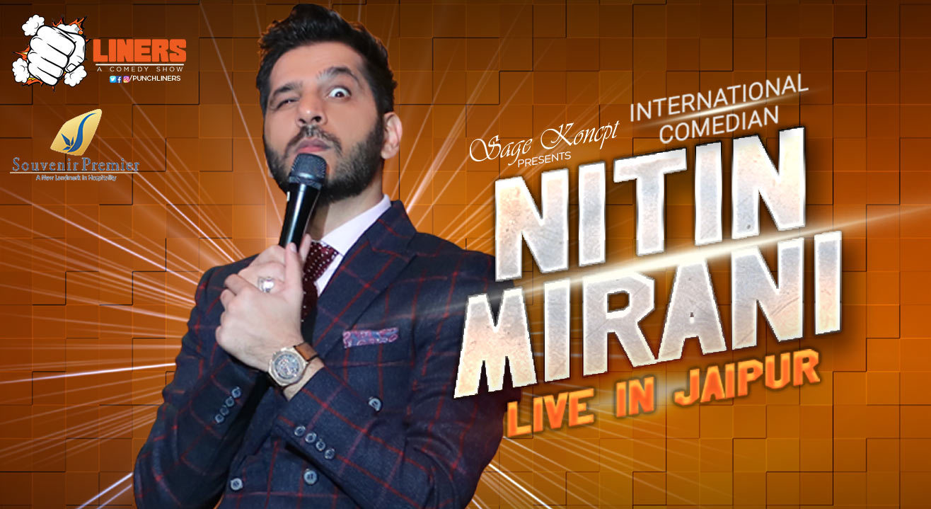 Book tickets to Punchliners: Standup Comedy Ft Nitin Mirani in Jaipur