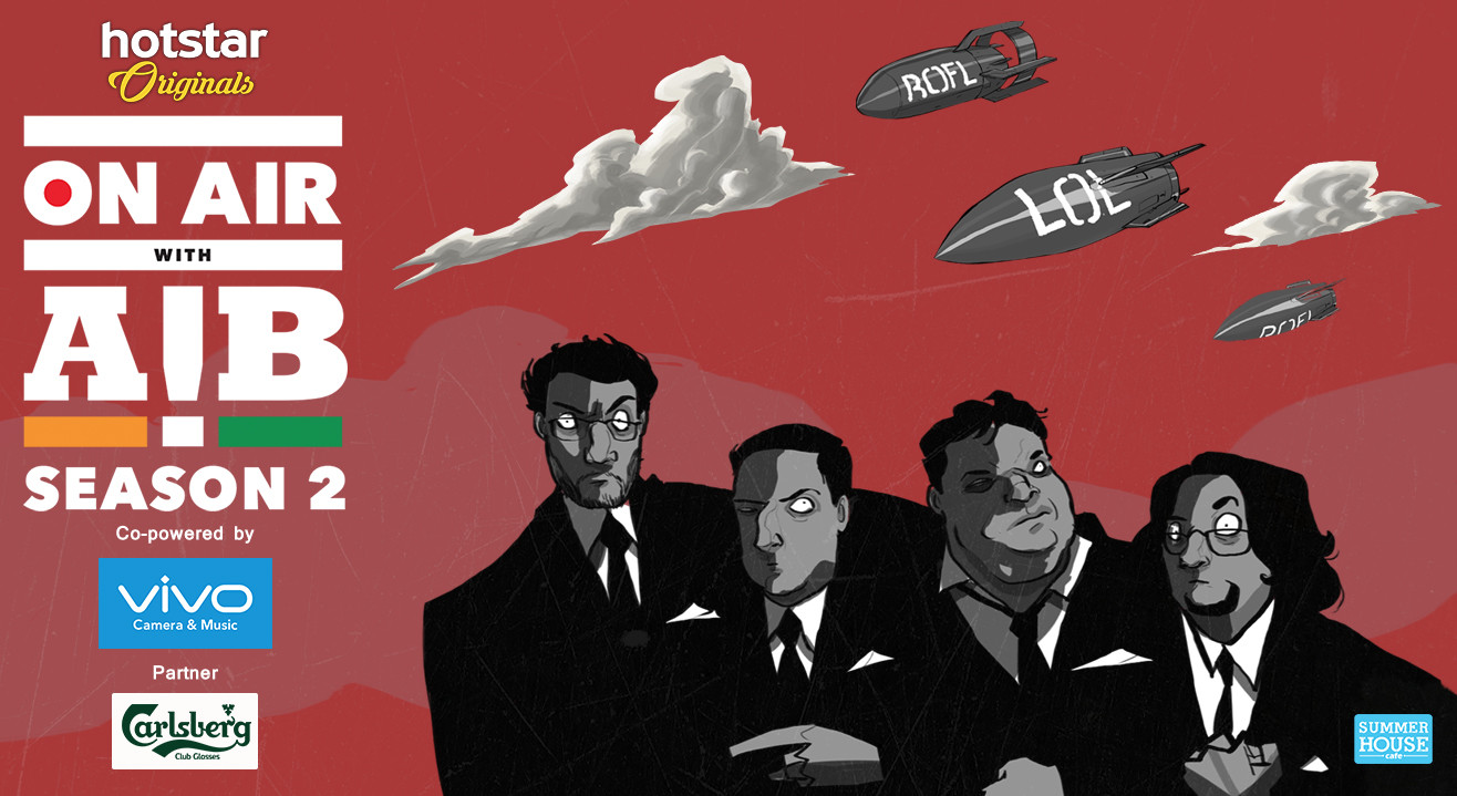 Book tickets to On Air With AIB Season 2 Live Taping