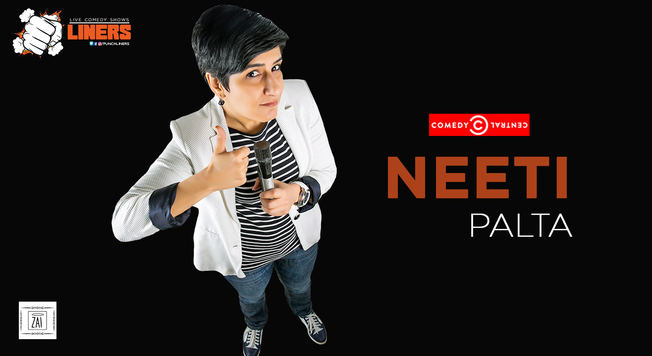 Book tickets to Punchliners: Stand Up Comedy Show feat Neeti Palta at ZAI.