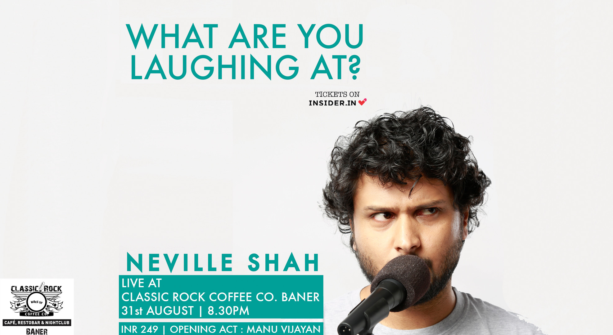 Book tickets to Neville Shah : What Are You Laughing At?