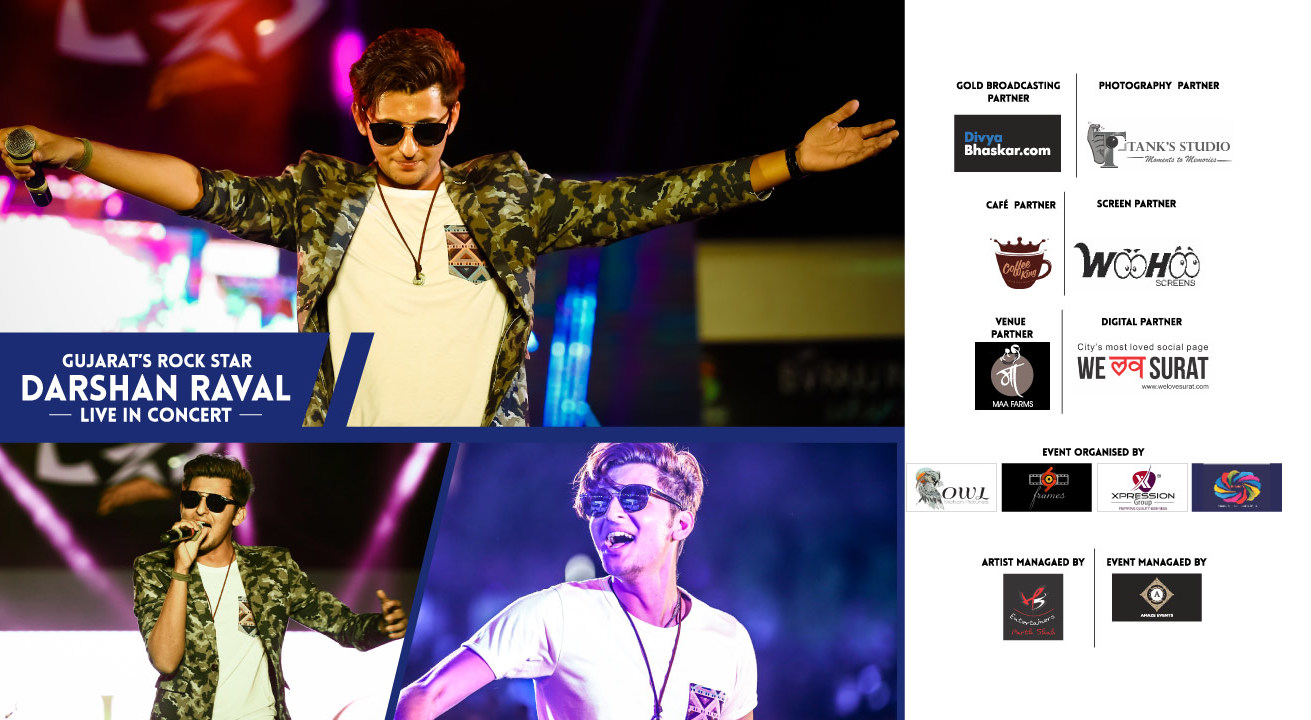 Book tickets to Darshan Raval Live in Concert Surat