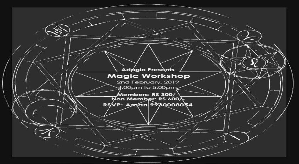 Magic Learning Workshop