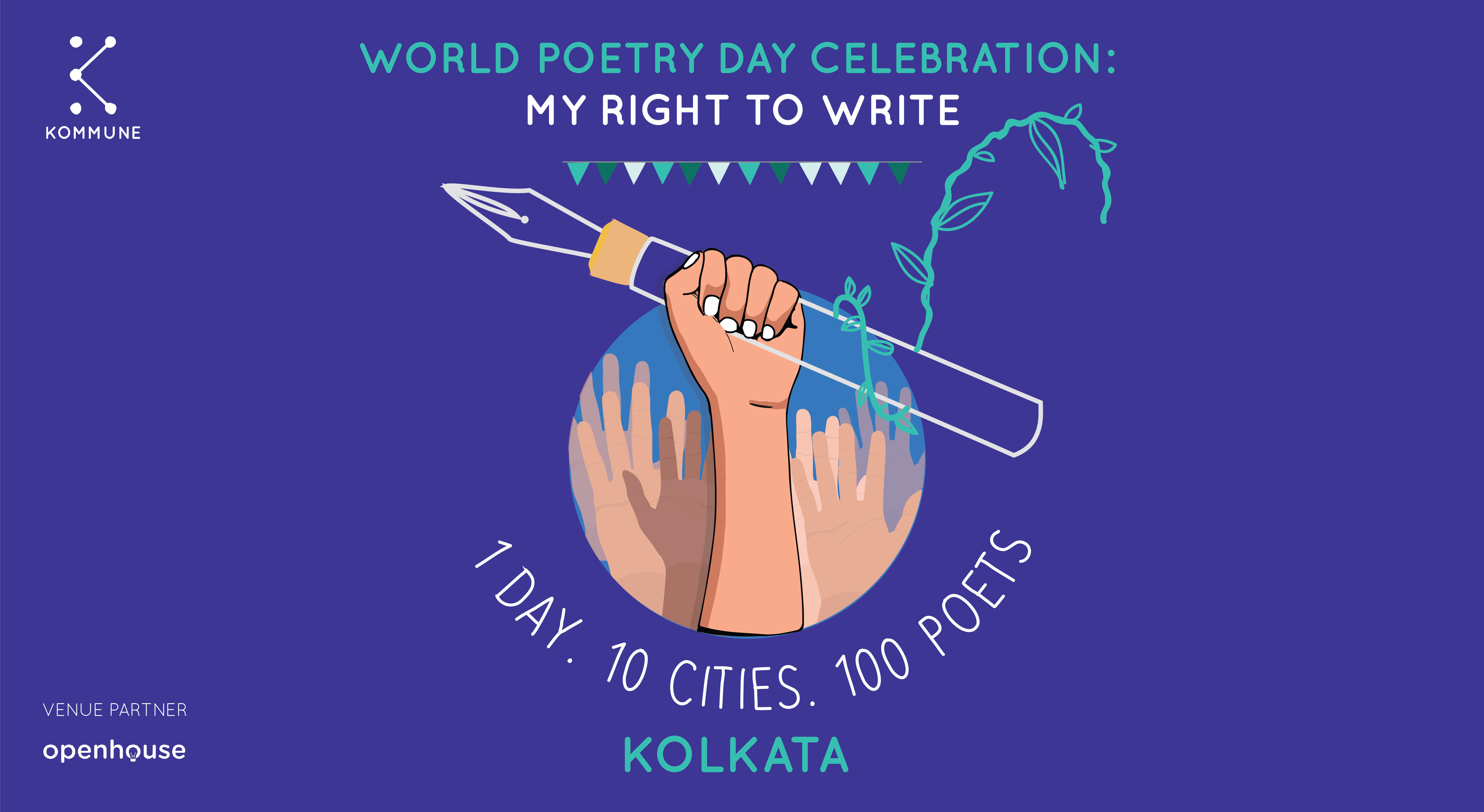 Book Your Tickets For World Poetry Day Celebration My Right To Write 