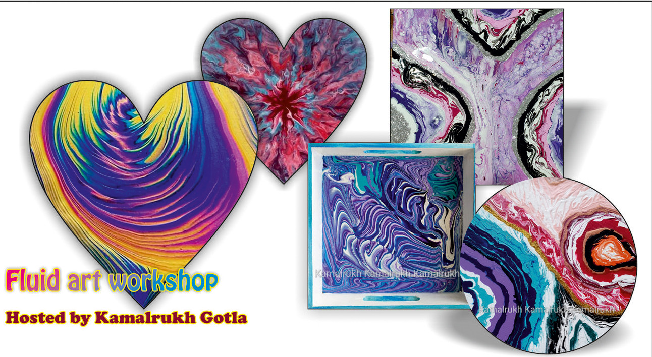 Fluid art workshop