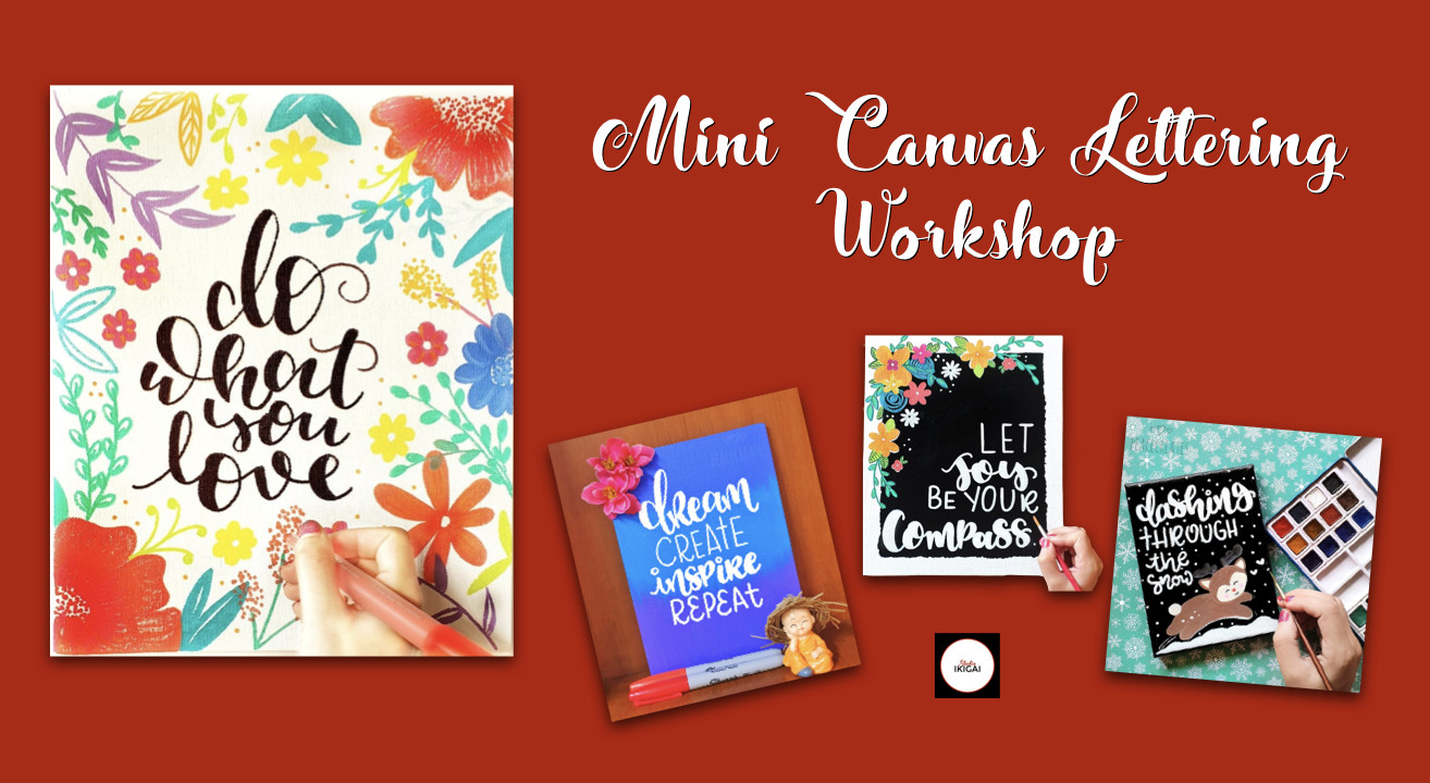 Mini Canvas Lettering Workshop