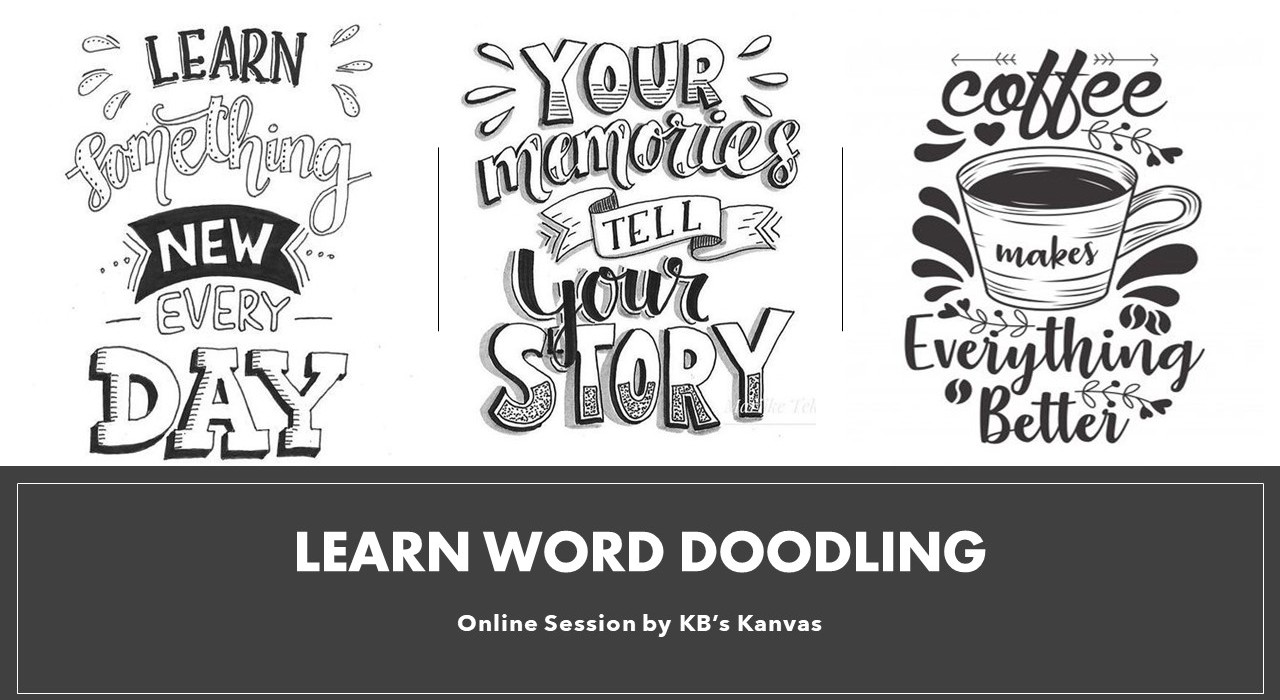 Learn Word Doodling: Online Session for All Age Groups
