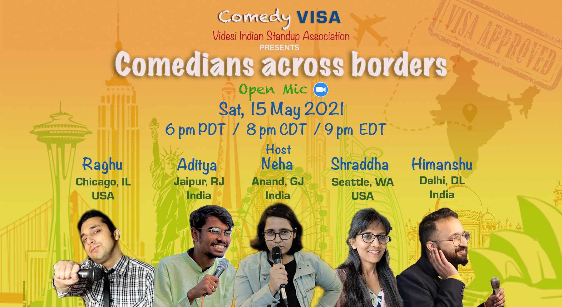 Comedians Across Borders By Comedy VISA Sat 15 May 6 Pm PDT 8 Pm comedians-across-borders-by-comedy-visa-sat-15-may-6-pm-pdt-8-pm