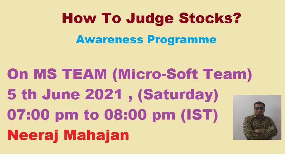 How To Judge Stocks Awareness Programme