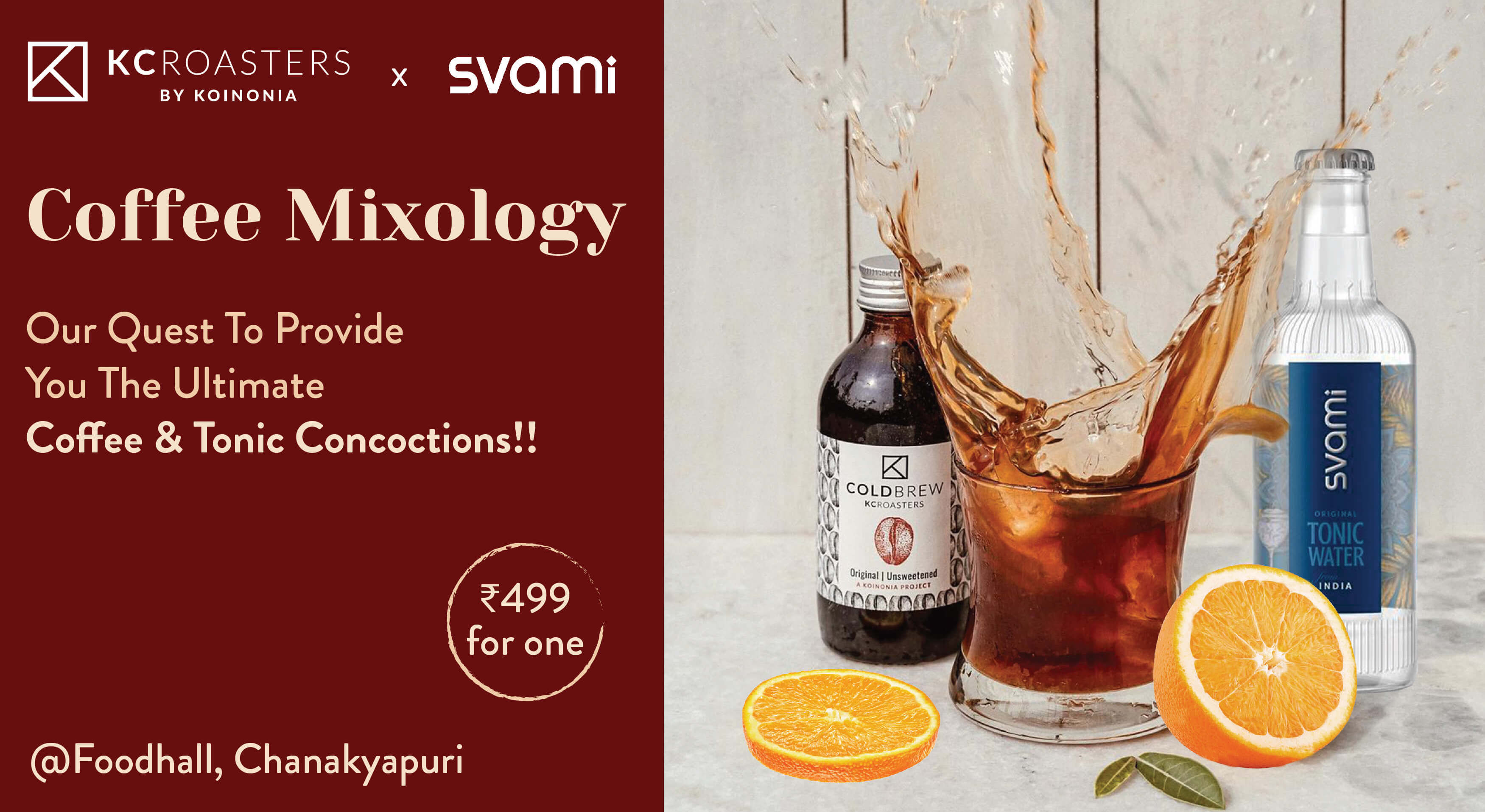 Coffee Mixology Workshop | KCROASTERS x Svami