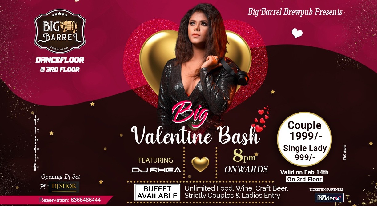 Big Valentine Bash ft Female Dj Rhea