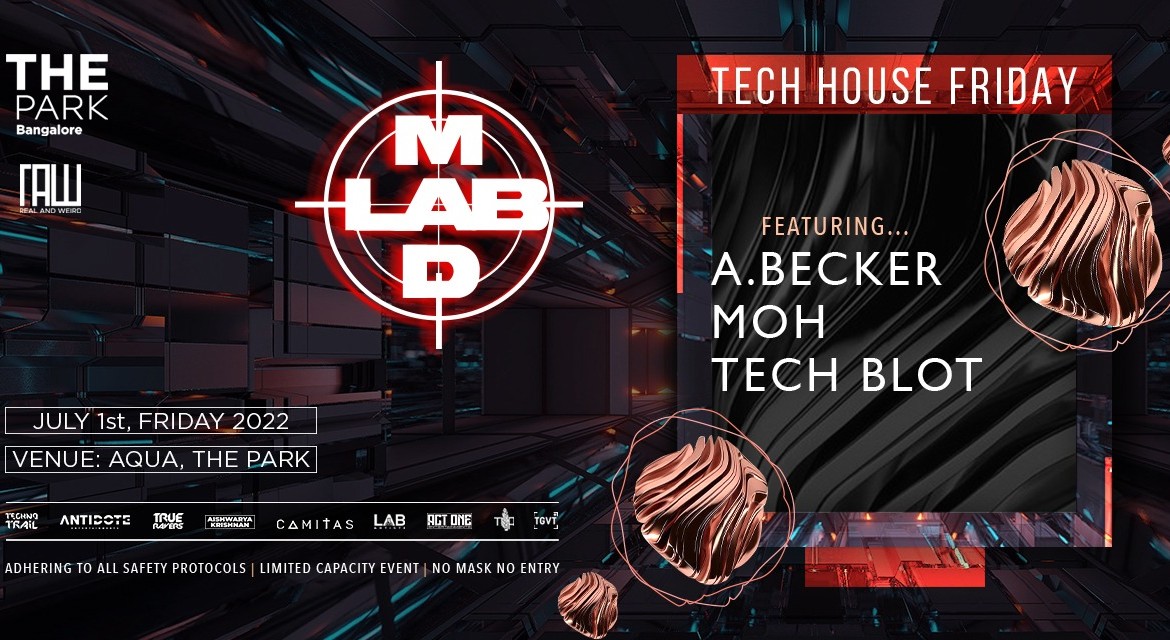 THE MADLAB TECH HOUSE FRIDAY