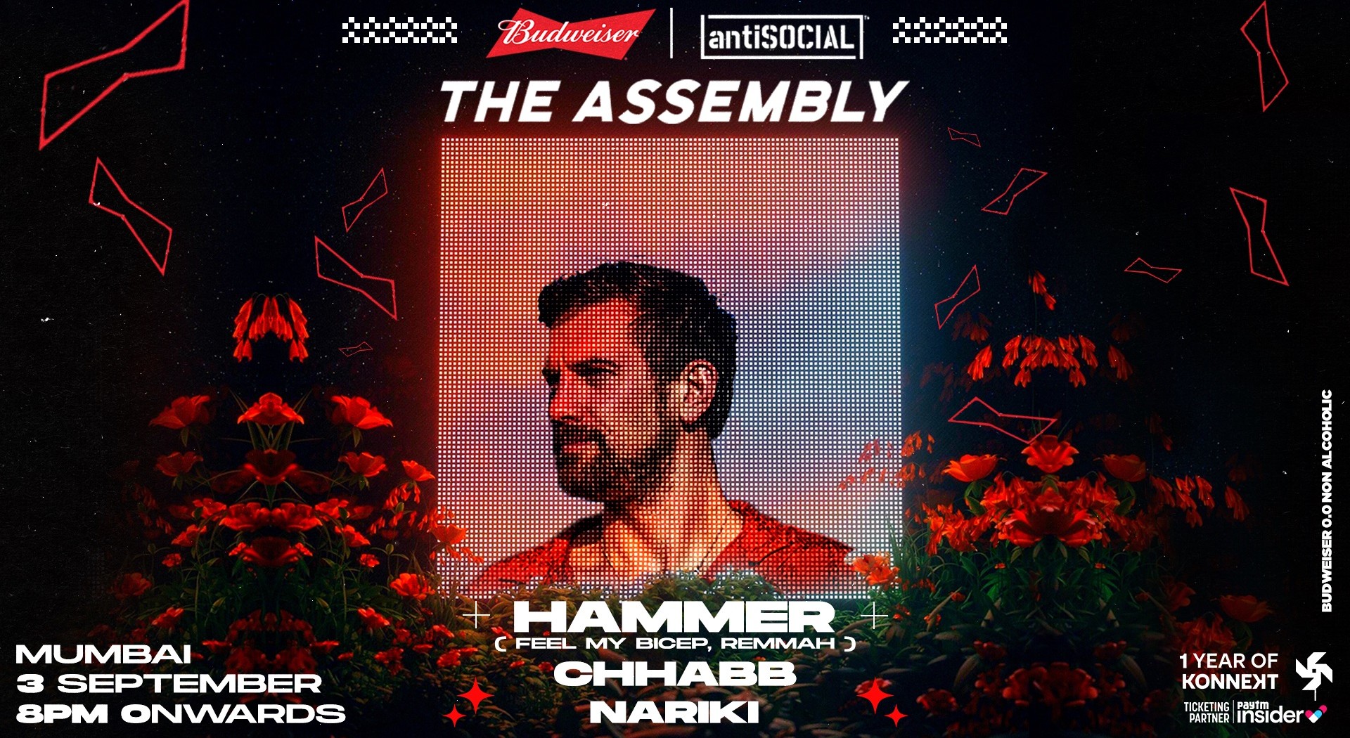 Hammer (Feel My Bicep / Remmah) + Chhabb + Nariki | antiSOCIAL Mumbai