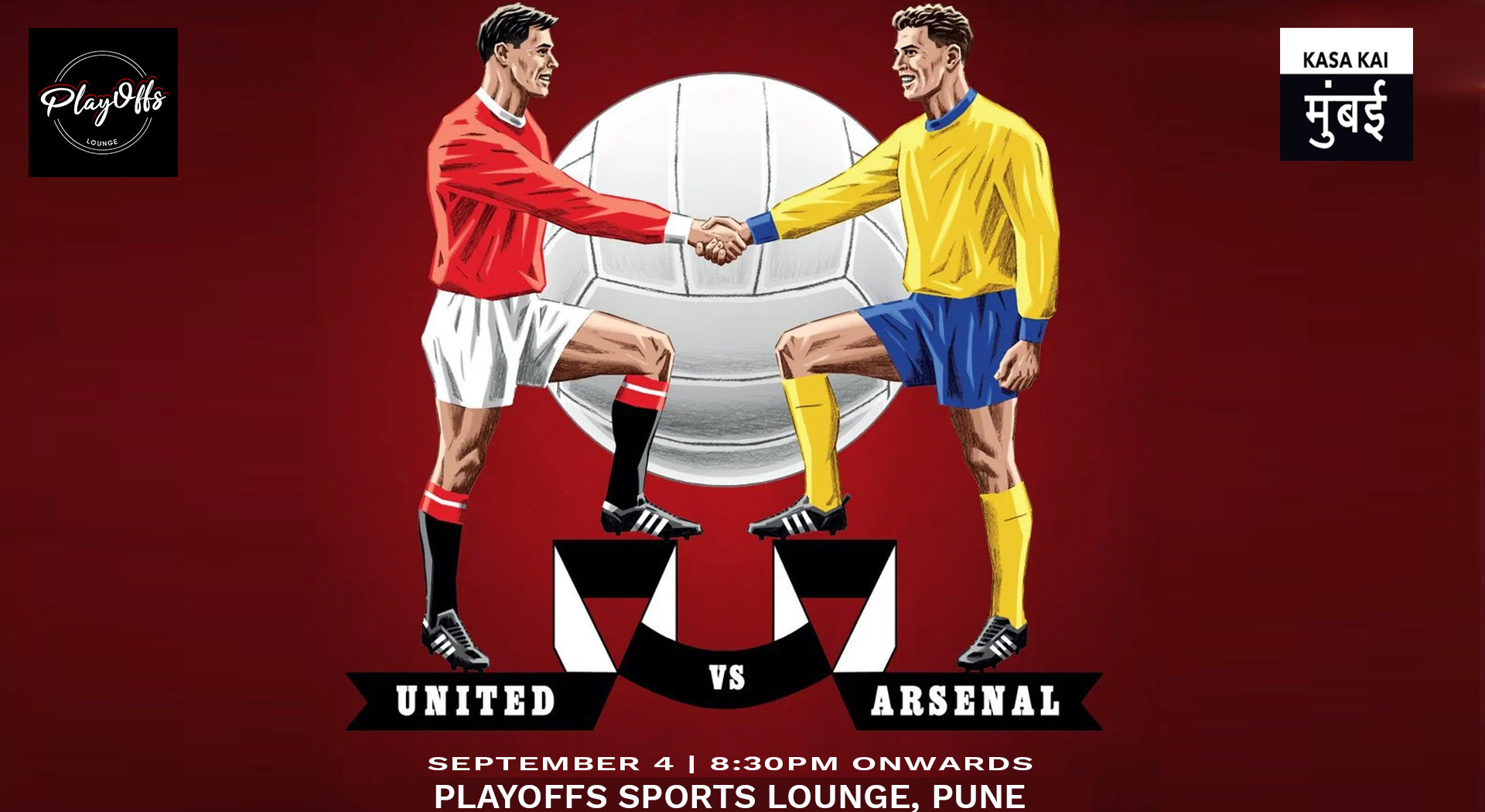 FOOTBALL FAN MEET - MANCHESTER UNITED VS ARSENAL - Playoffs Pune