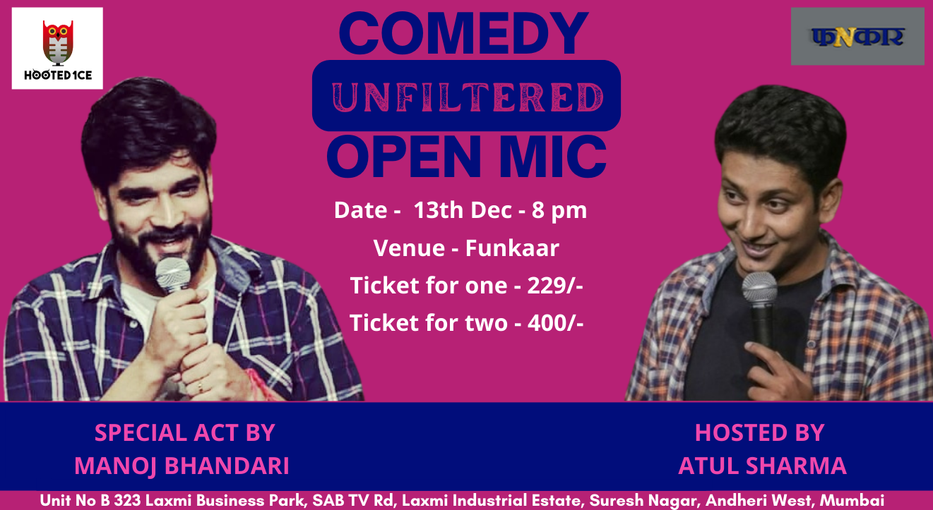 Comedy Unfiltered Open Mic ft. Manoj Bhandari