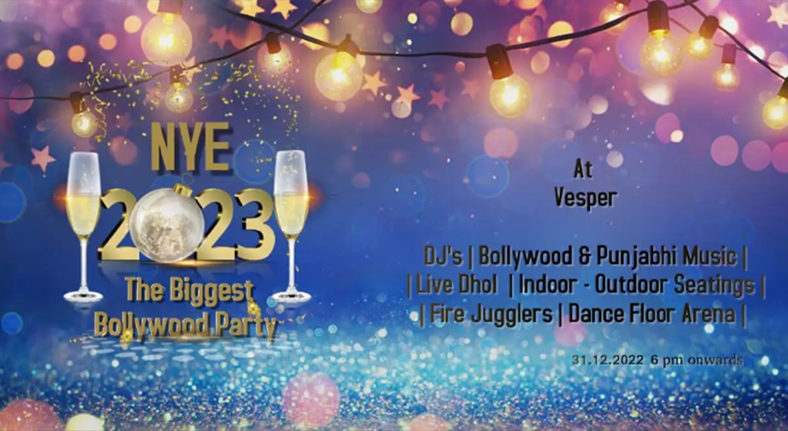 NYE 2023 The Biggest Bollywood Party