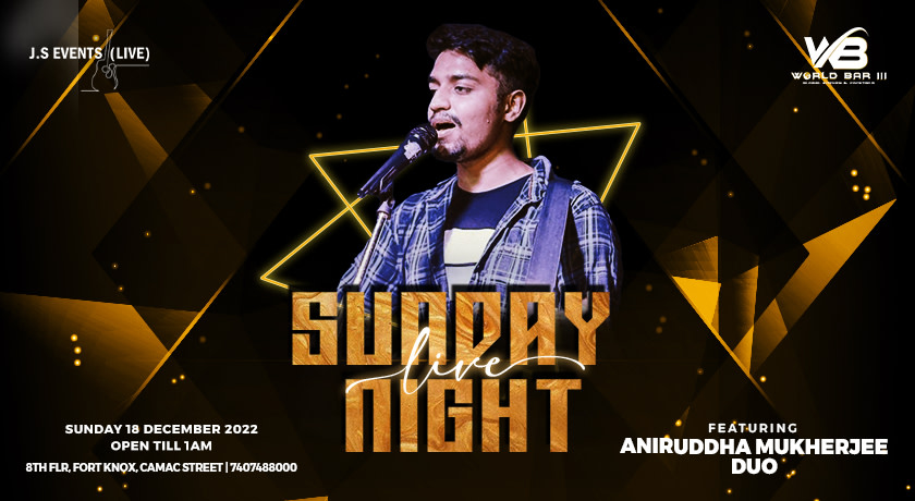 Sunday Night Live ft Aniruddha Mukherjee Sunday Night Live ft Aniruddha Mukherjee