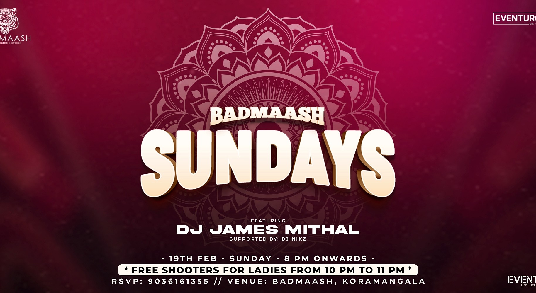 Badmaash Sundays at Badmaash kormangala