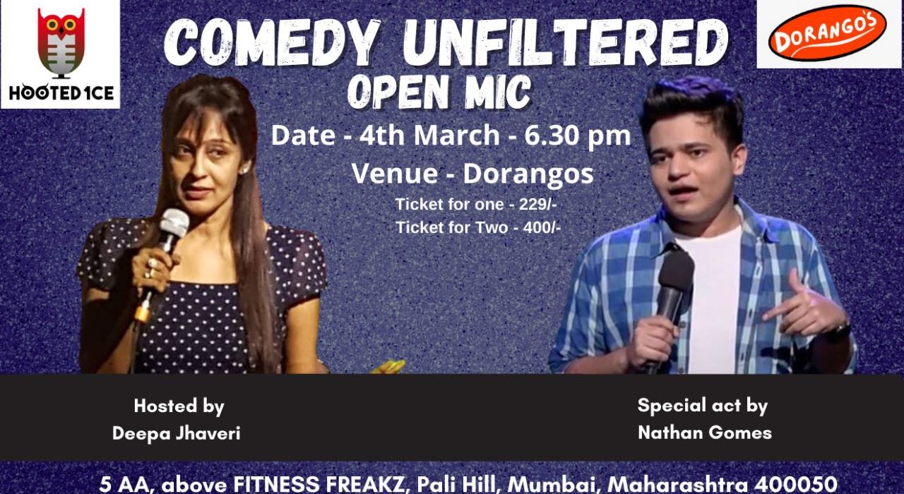 Comedy Unfiltered Open Mic ft. Deepa and Nathan
