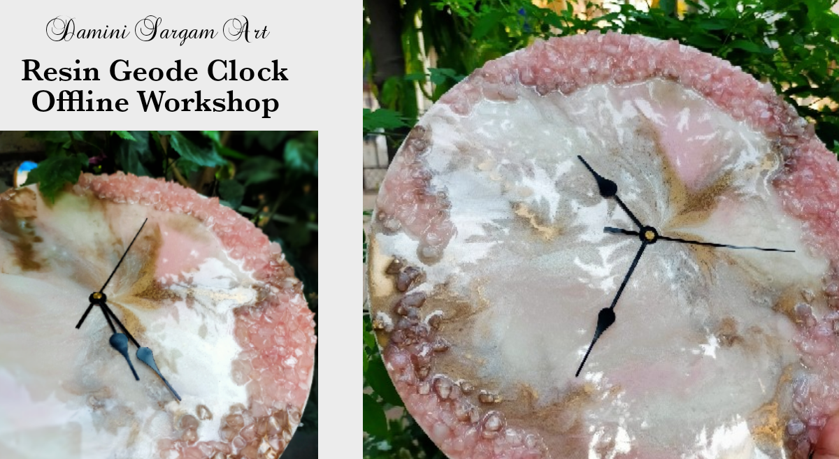 Resin Geode Clock Workshop