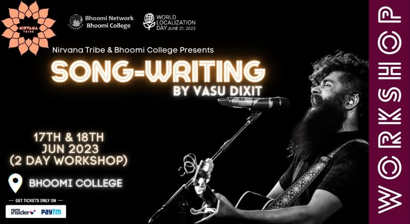 Vasu Dixit's SONG WRITING WORKSHOP | World Music Week 2023