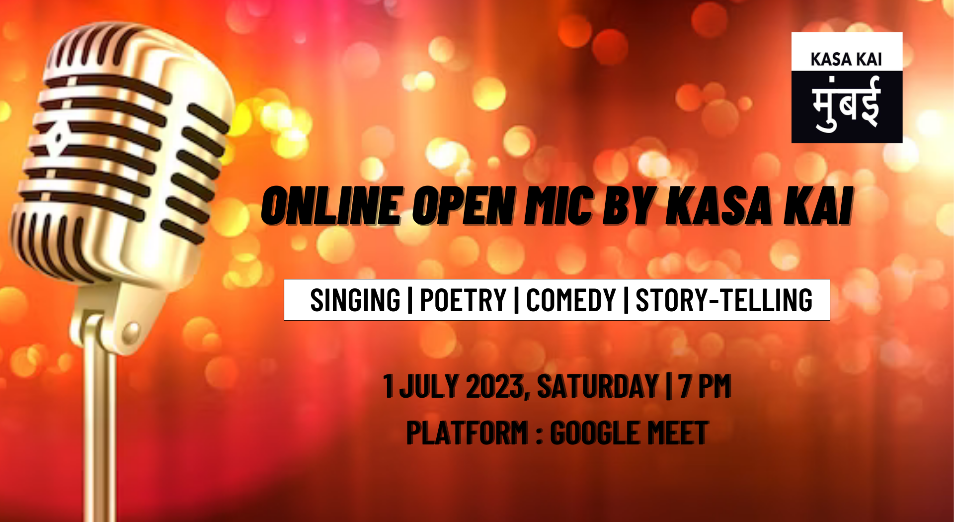 Online Open mic by Kasa kai Mumbai