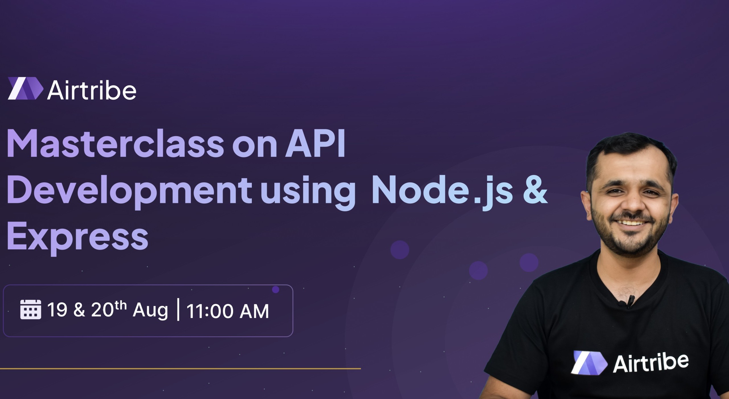 2-Day Masterclass on API Development using Node.js & Express.js