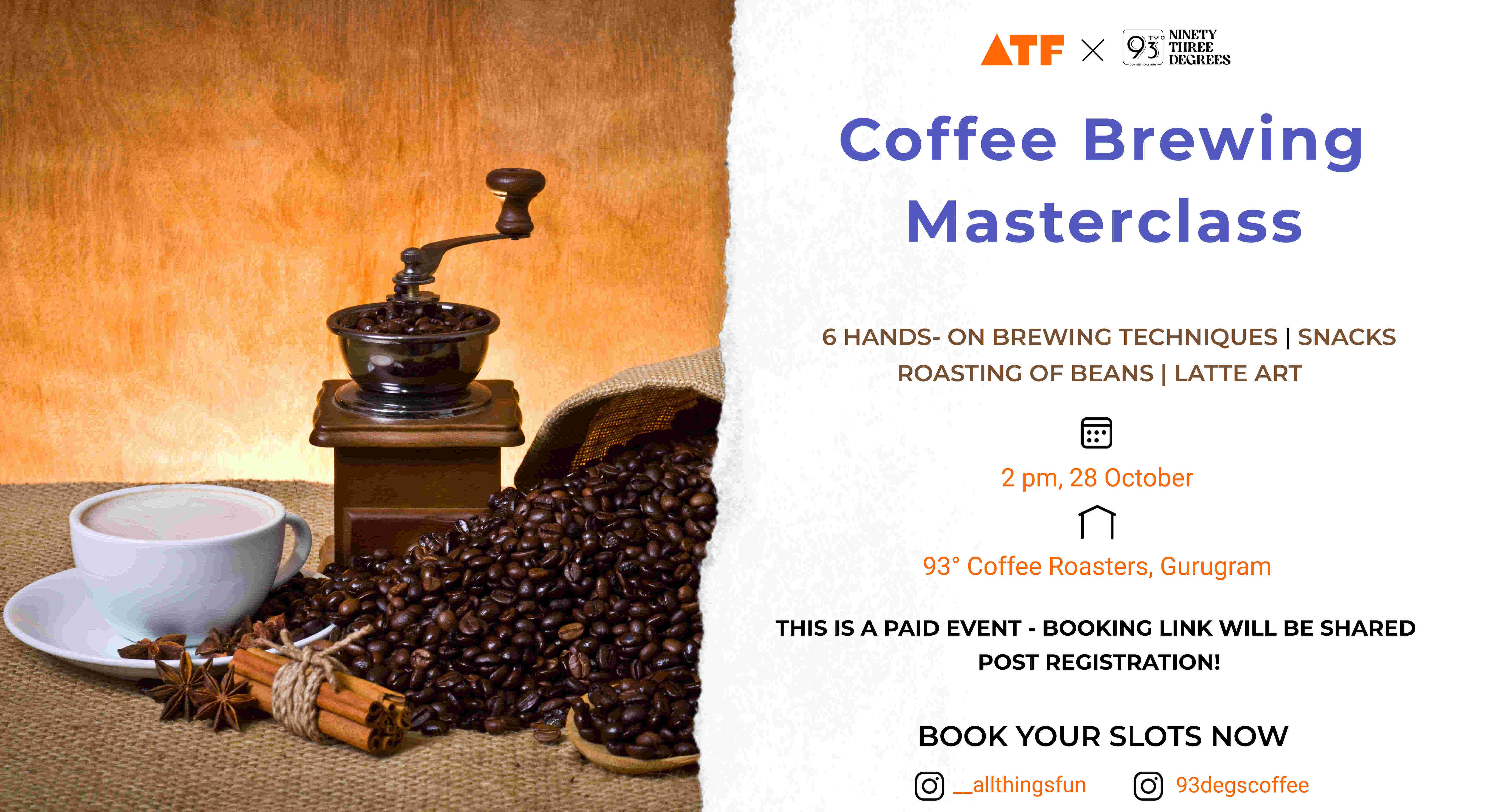 Hands-On Coffee Brewing Masterclass