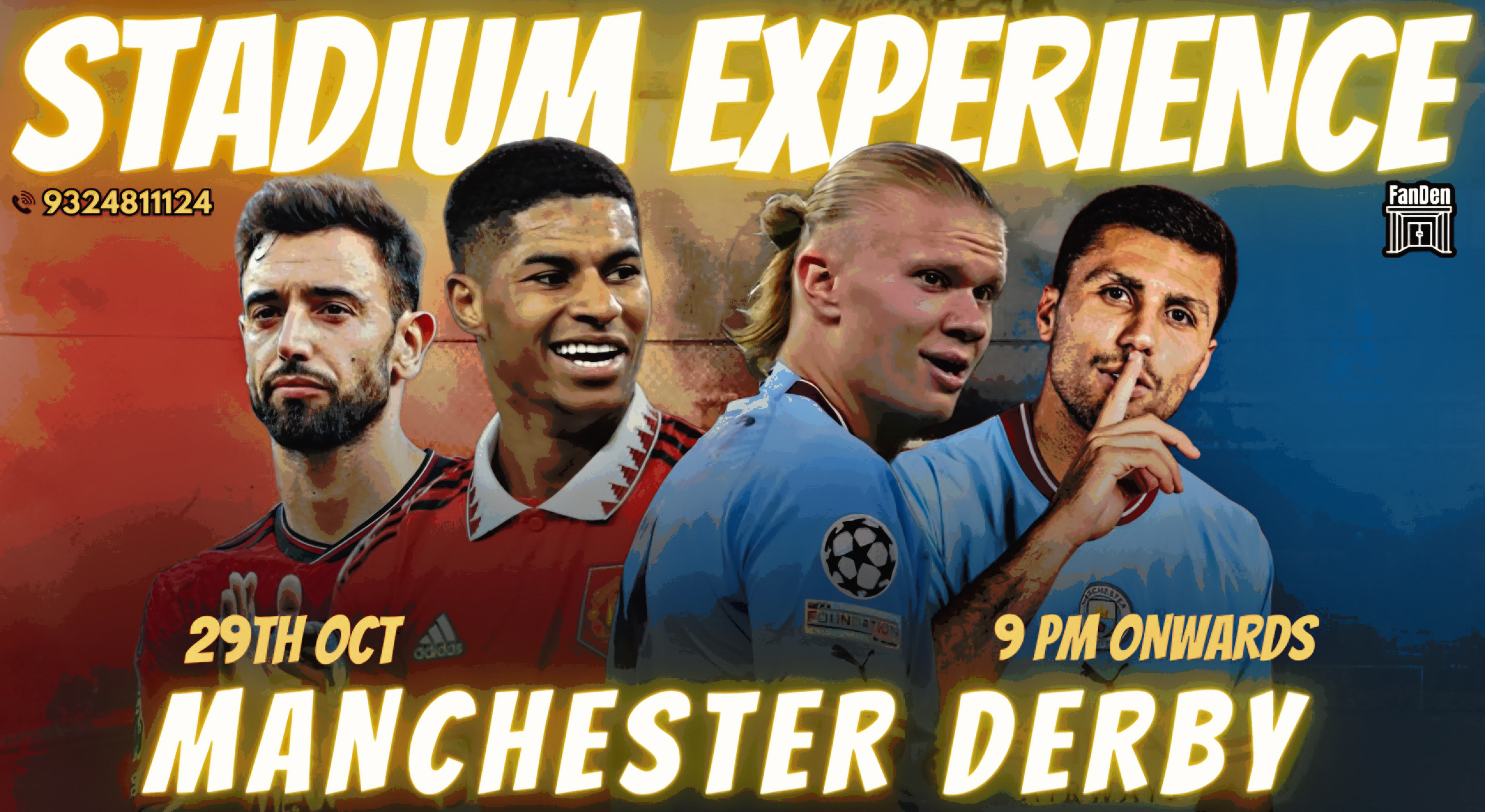 Manchester Derby- Premier League- Fan Den India- Malad