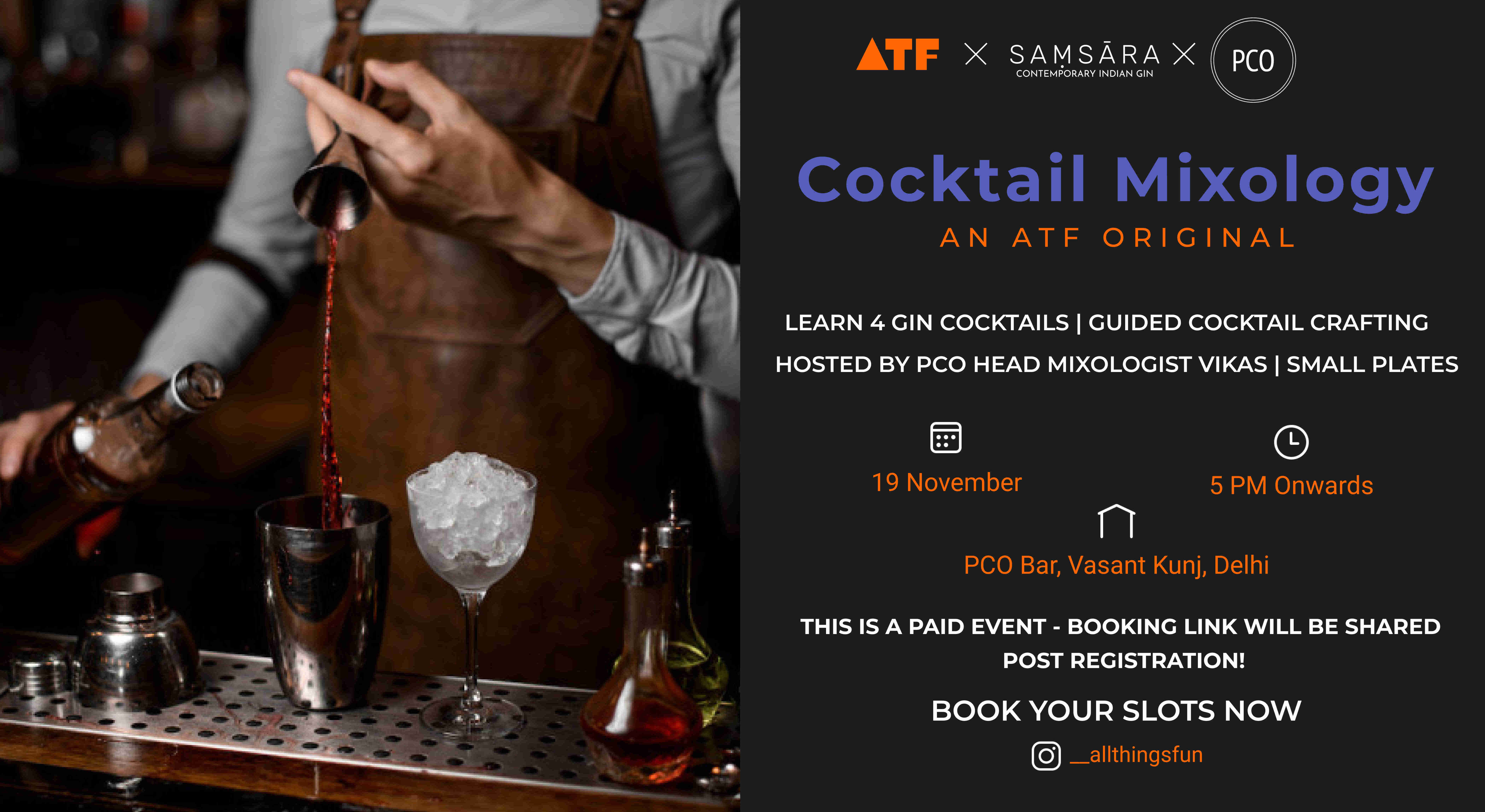 Gin Mixology Masterclass @ PCO