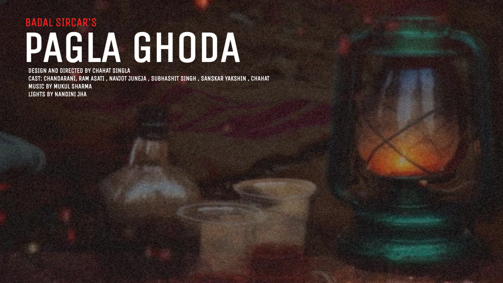 Pagla Ghoda | A tale by Badal Sircar | Theatre Event in Pune