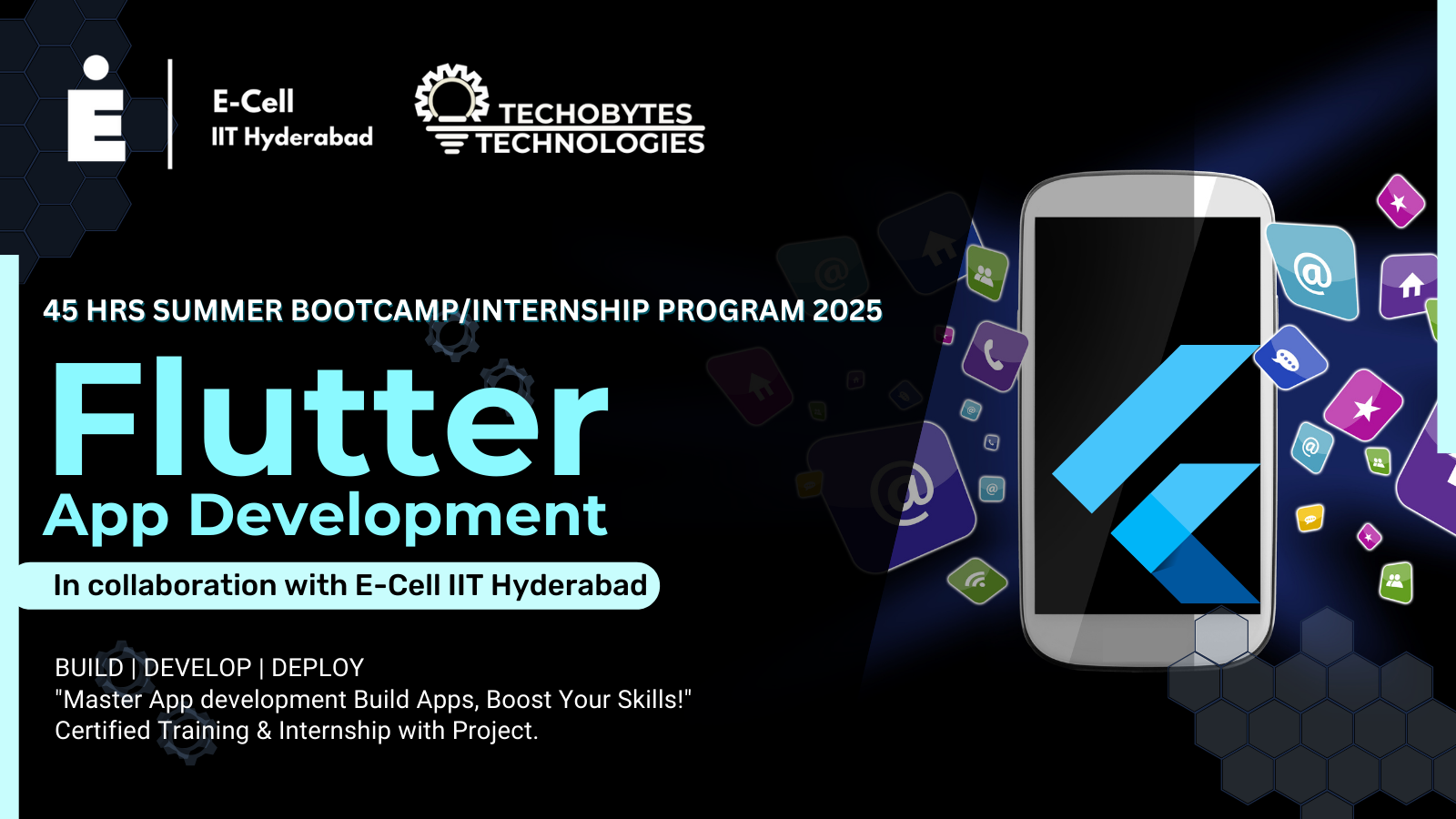 Flutter App Development | 45 Hours Bootcamp/Internship Program ...