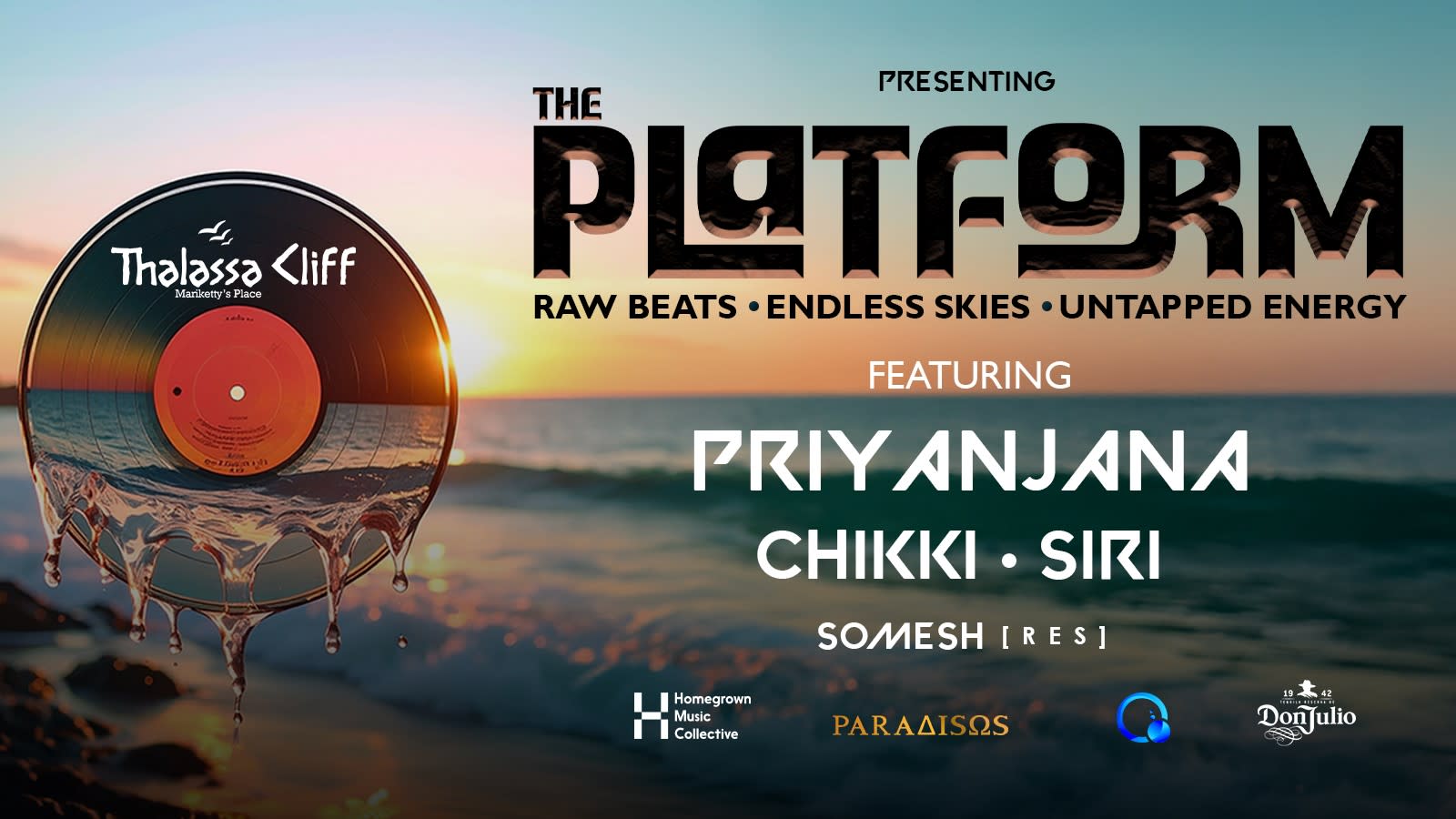 The Platform at Thalassa Cliff | Parties Event in Goa
