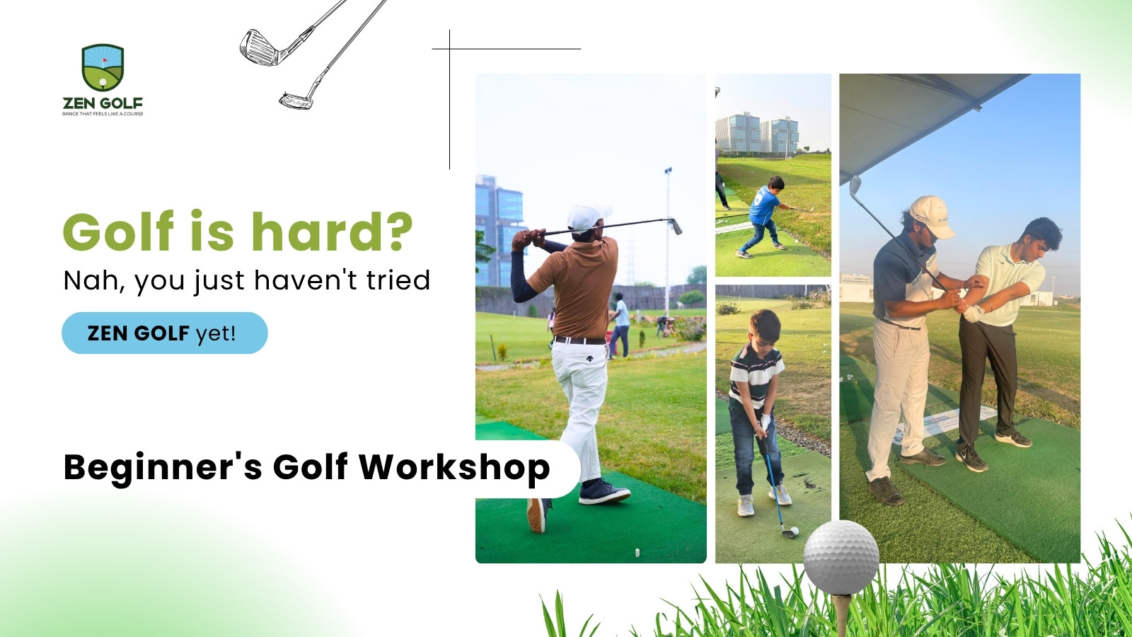 Golf Workshop | Workshops Event in Gurugram