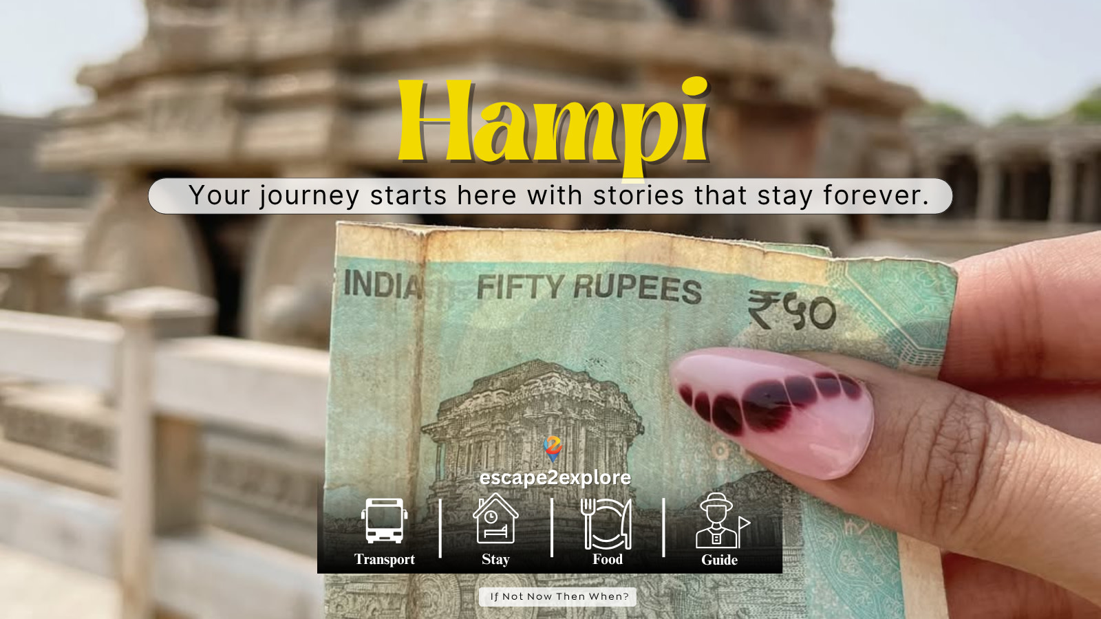 Hampi Tour Package by e2e | Event in Bengaluru