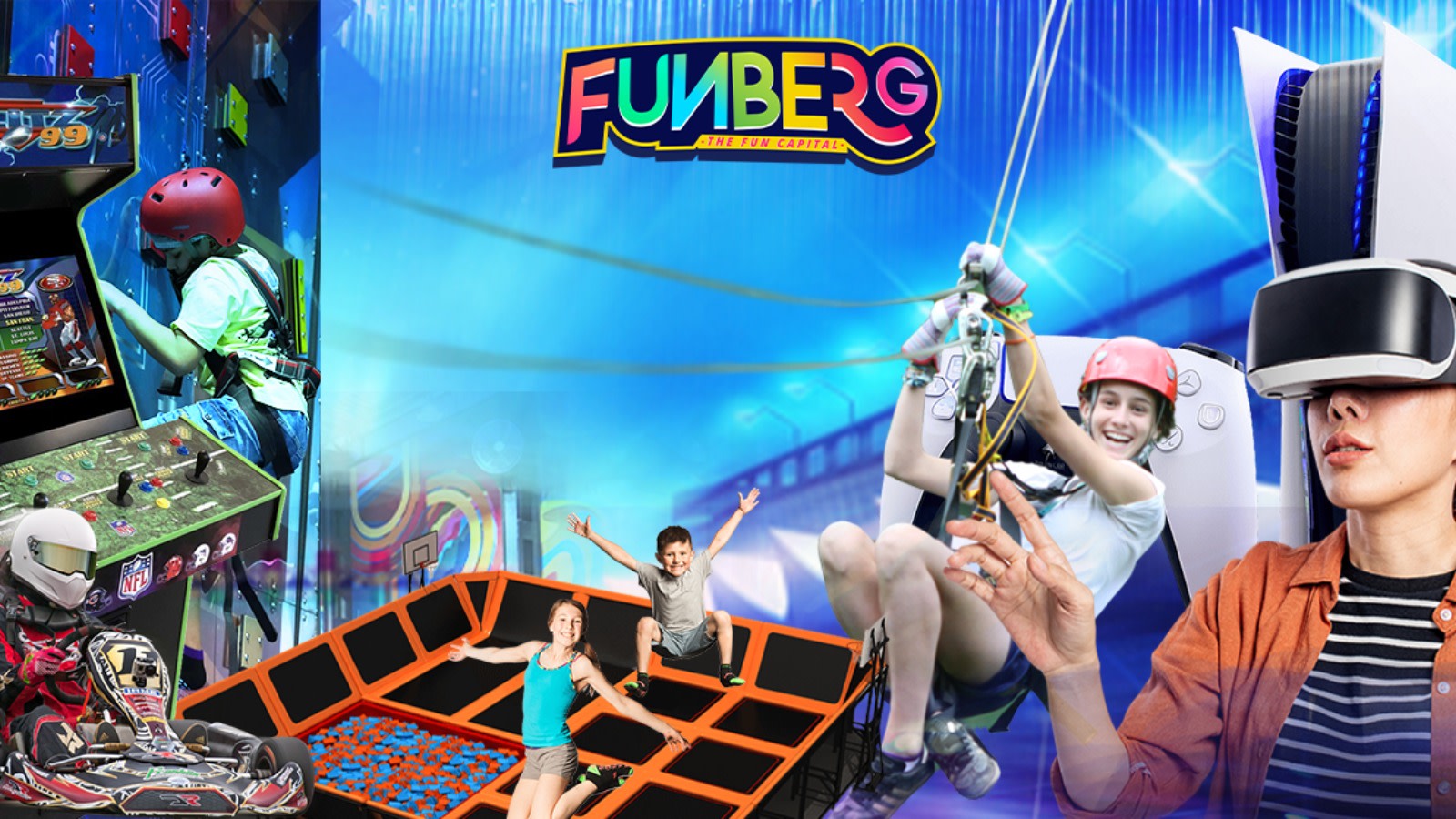 Funberg | Adventure, Go Karting & Trampoline | Event in Jaipur