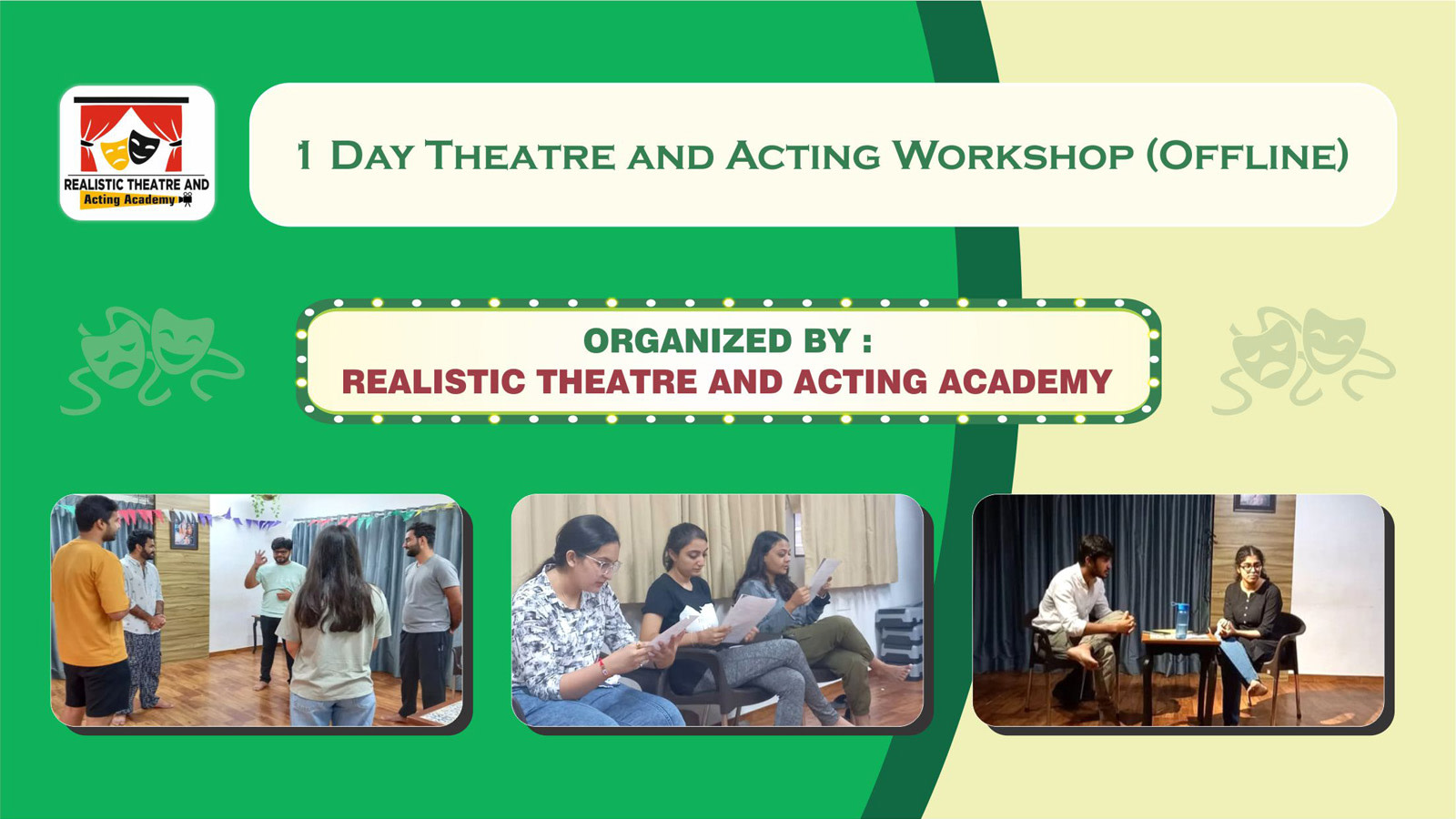 1 Day Theatre and Acting Workshop | Event in Mumbai