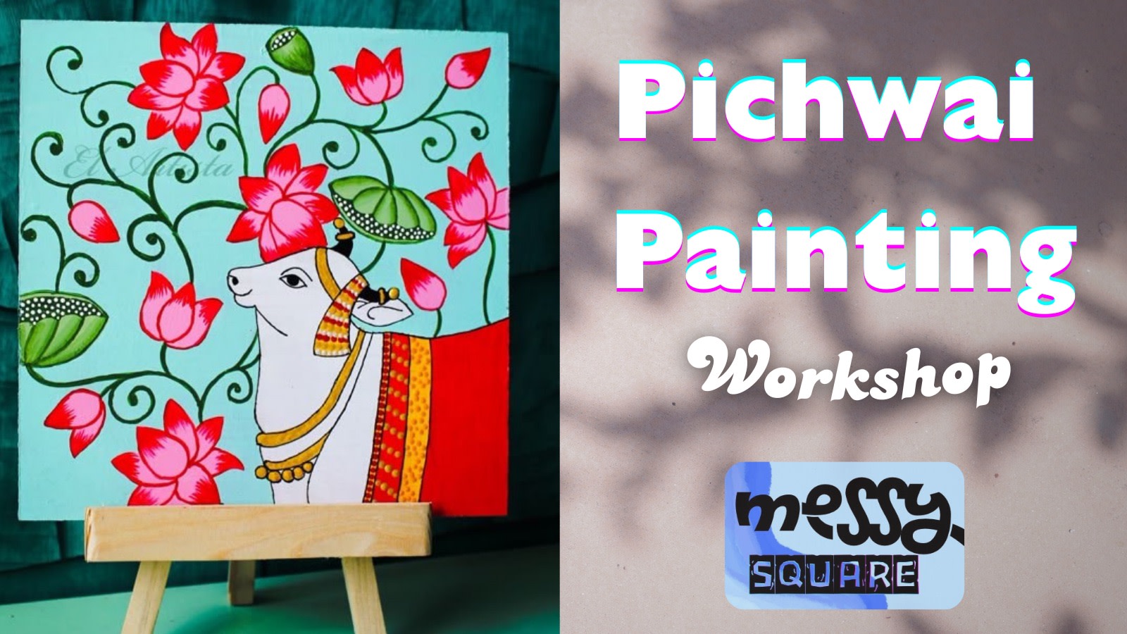 Pichwai Painting - Messy Square | Event in Hyderabad