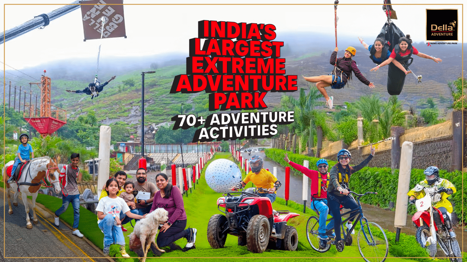 Della Adventure Park & Bungee Jump | Event in Lonavala