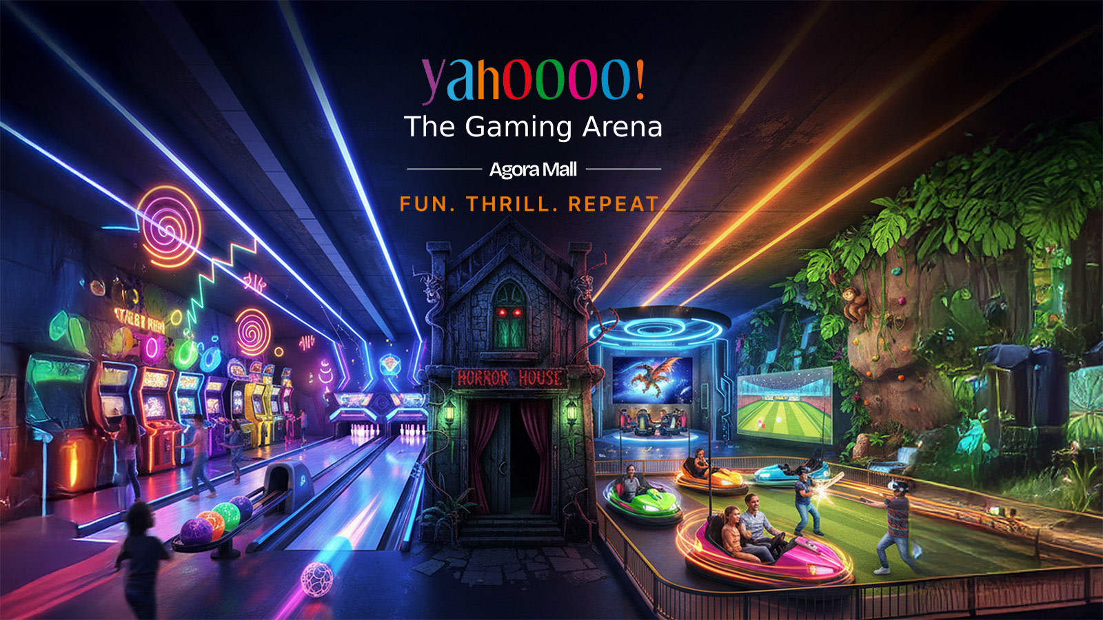 Yahoooo Gaming Arena | Bowling & Arcade | Shree Balaji Agora Mall | Event in Ahmedabad