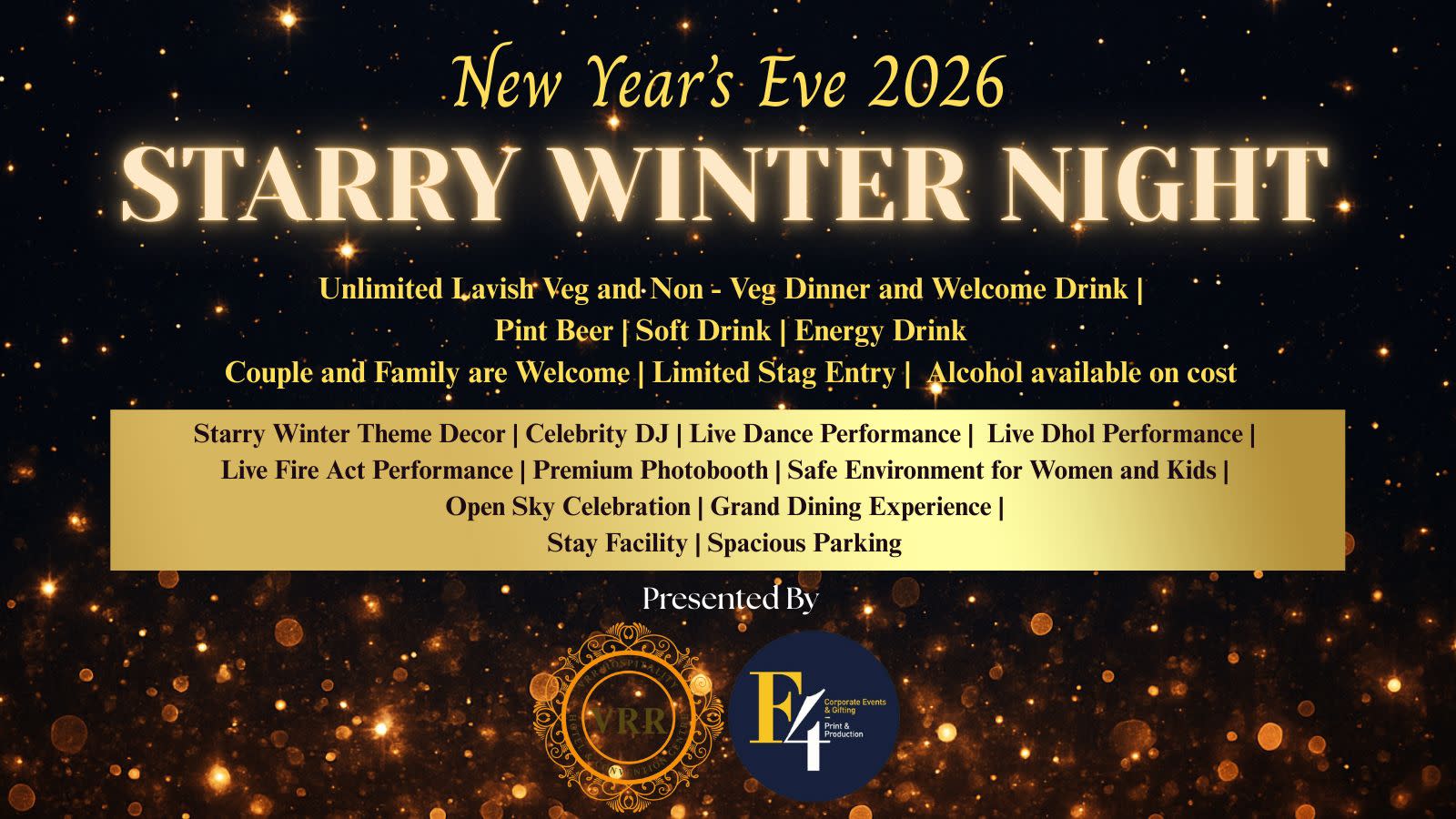 Starry Winter Night New Year’s Eve 2026 | Event in Bengaluru