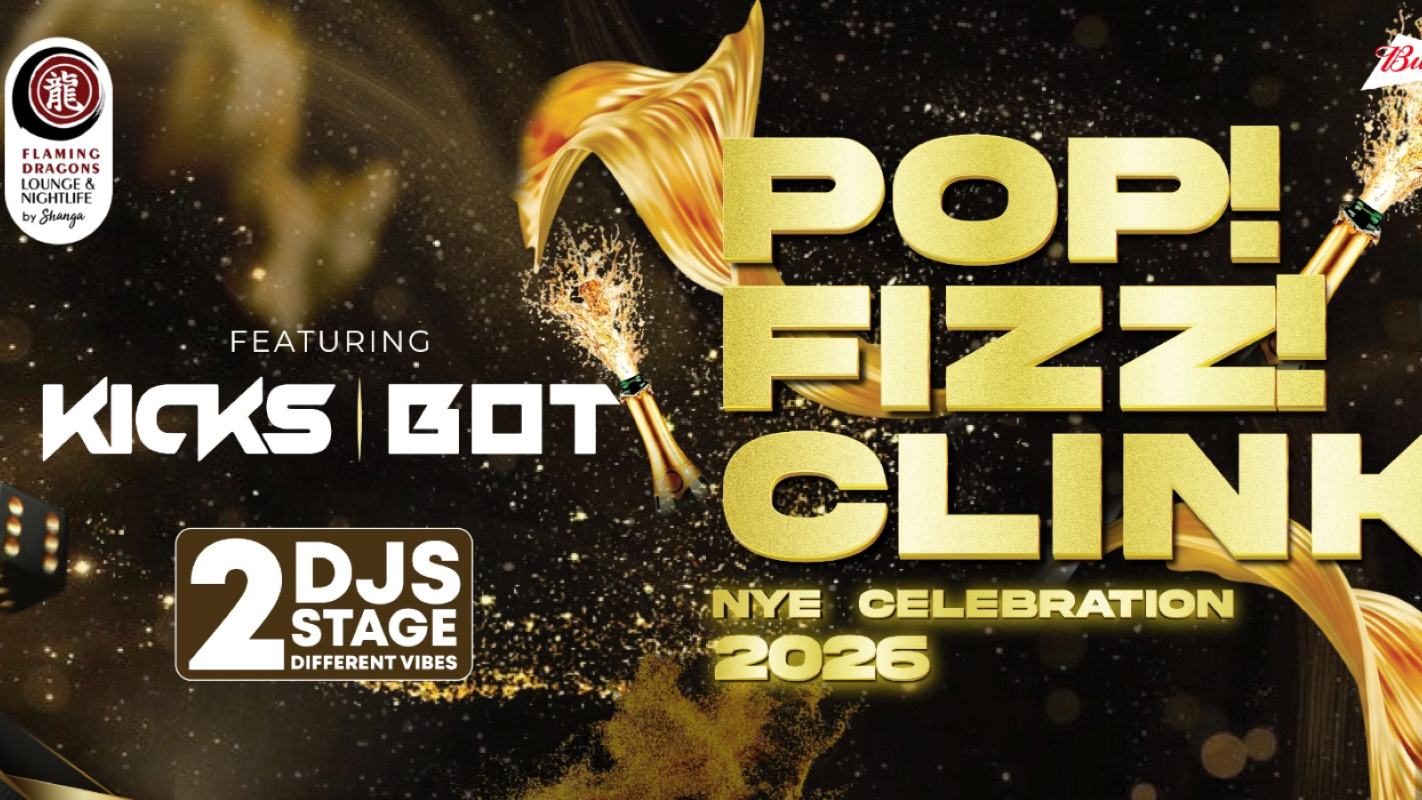 POP! FIZZ! CLINK! – NYE 2026 | Event in Puducherry