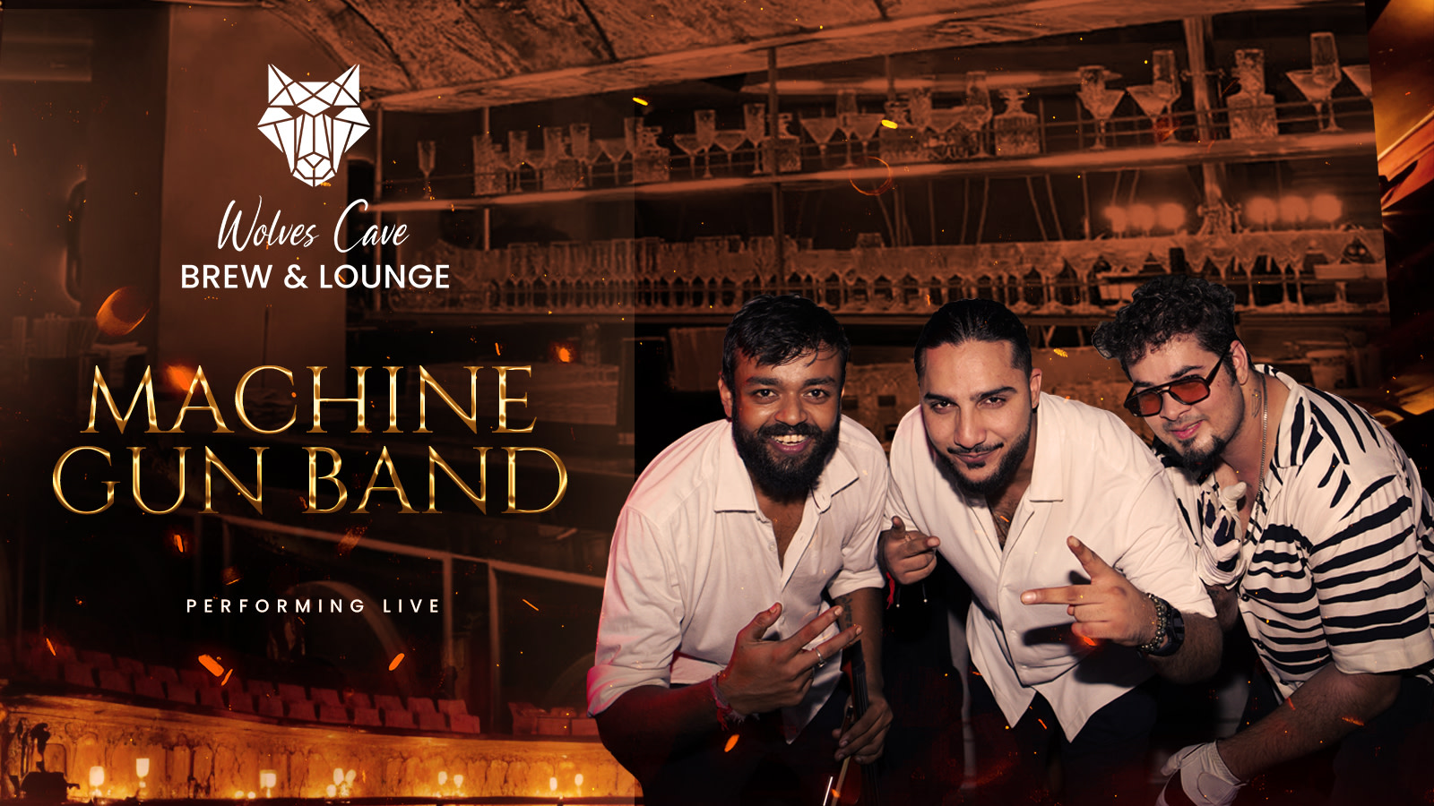Machine Gun Band | Wolves Cave | Event in Faridabad