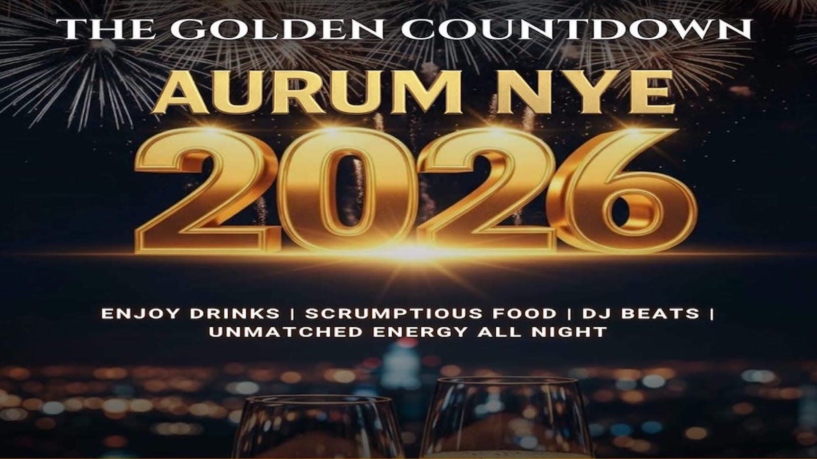 AURUM’s THE GOLDEN COUNTDOWN - NYE26 | Event in Bengaluru