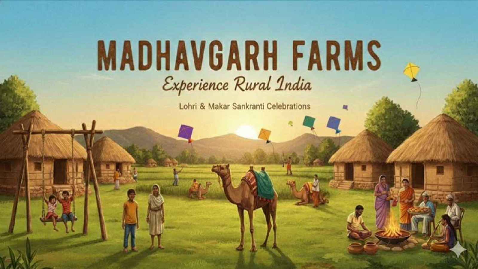 Family Outing-Lohri & Makar Sankranti at Madhavgarh | Event in Gurugram