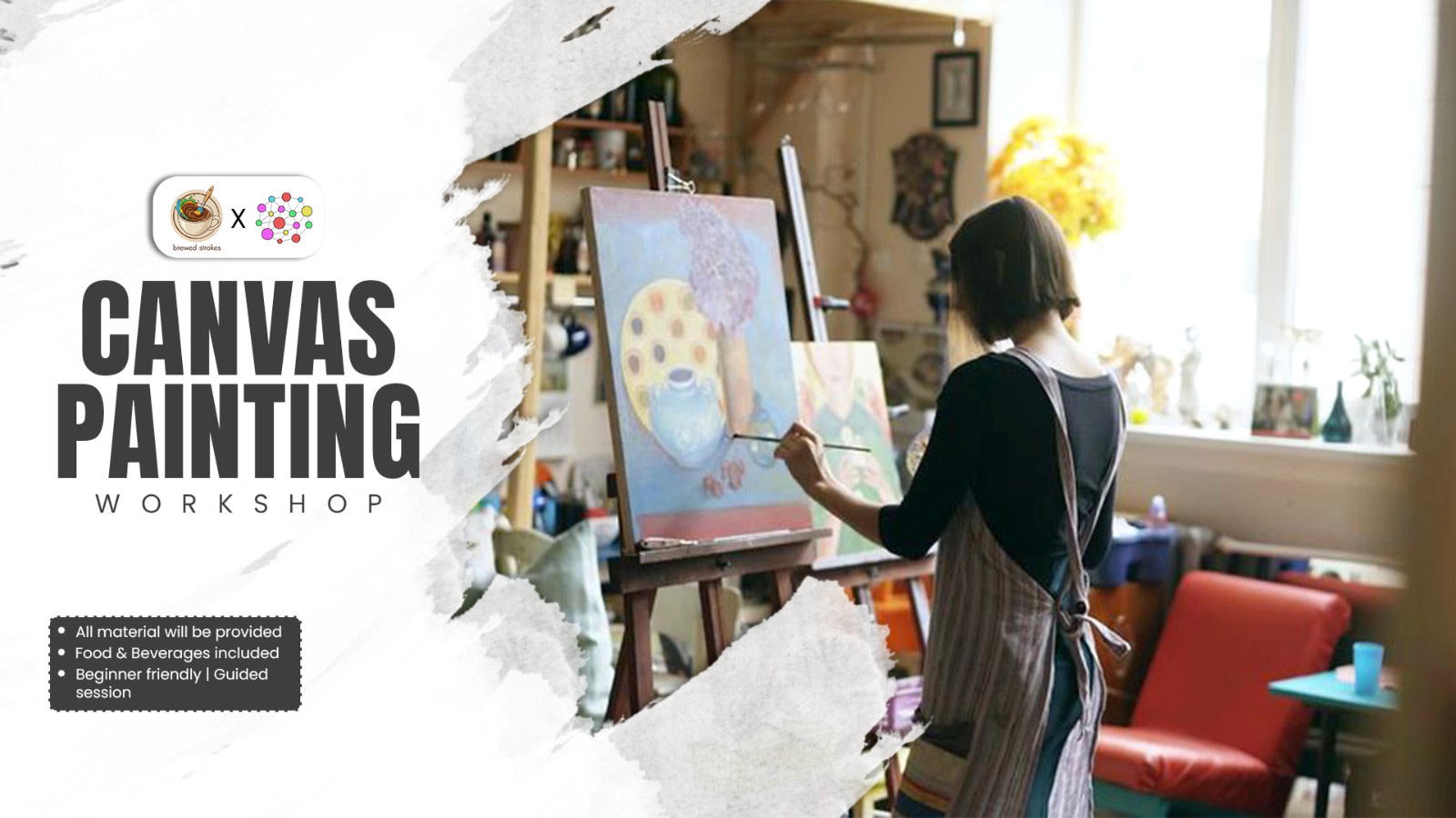 Pause & Paint — A Canvas Painting Workshop | Event in Pune