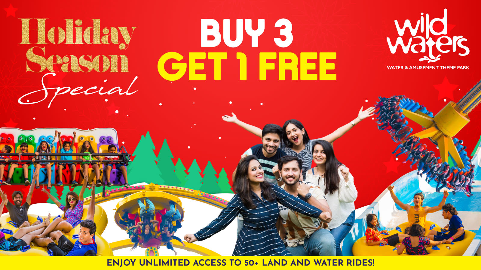 Book tickets to Wild Waters - Water & Amusement Theme Park
